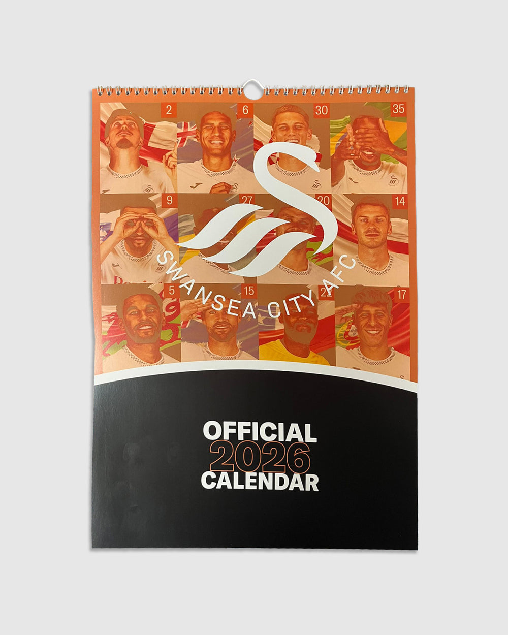 Swansea City AFC - 2026 Wall Calendar