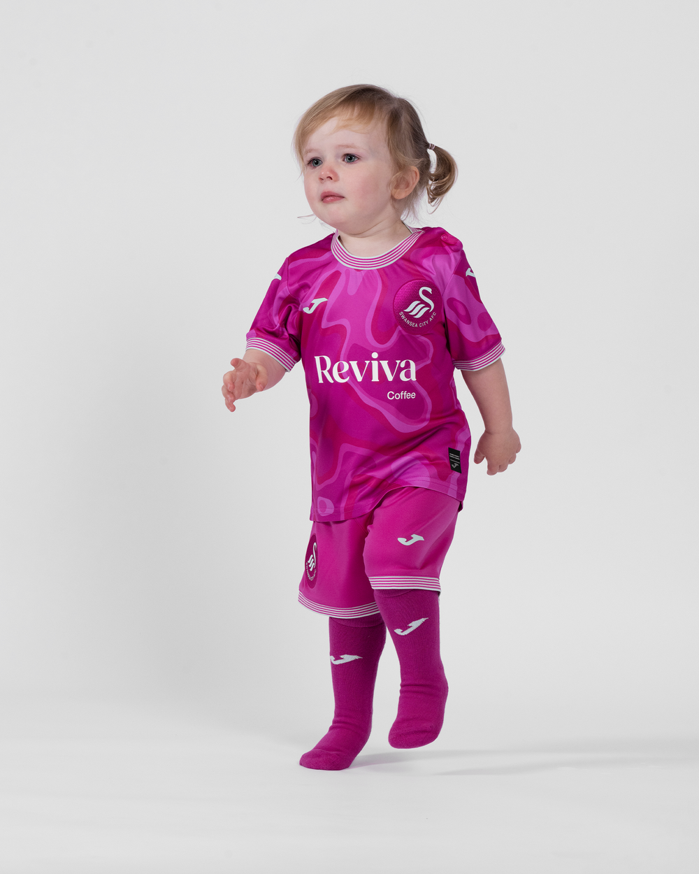 Swansea City AFC - Baby Keeper Mini Kit 2025/26 - Pink